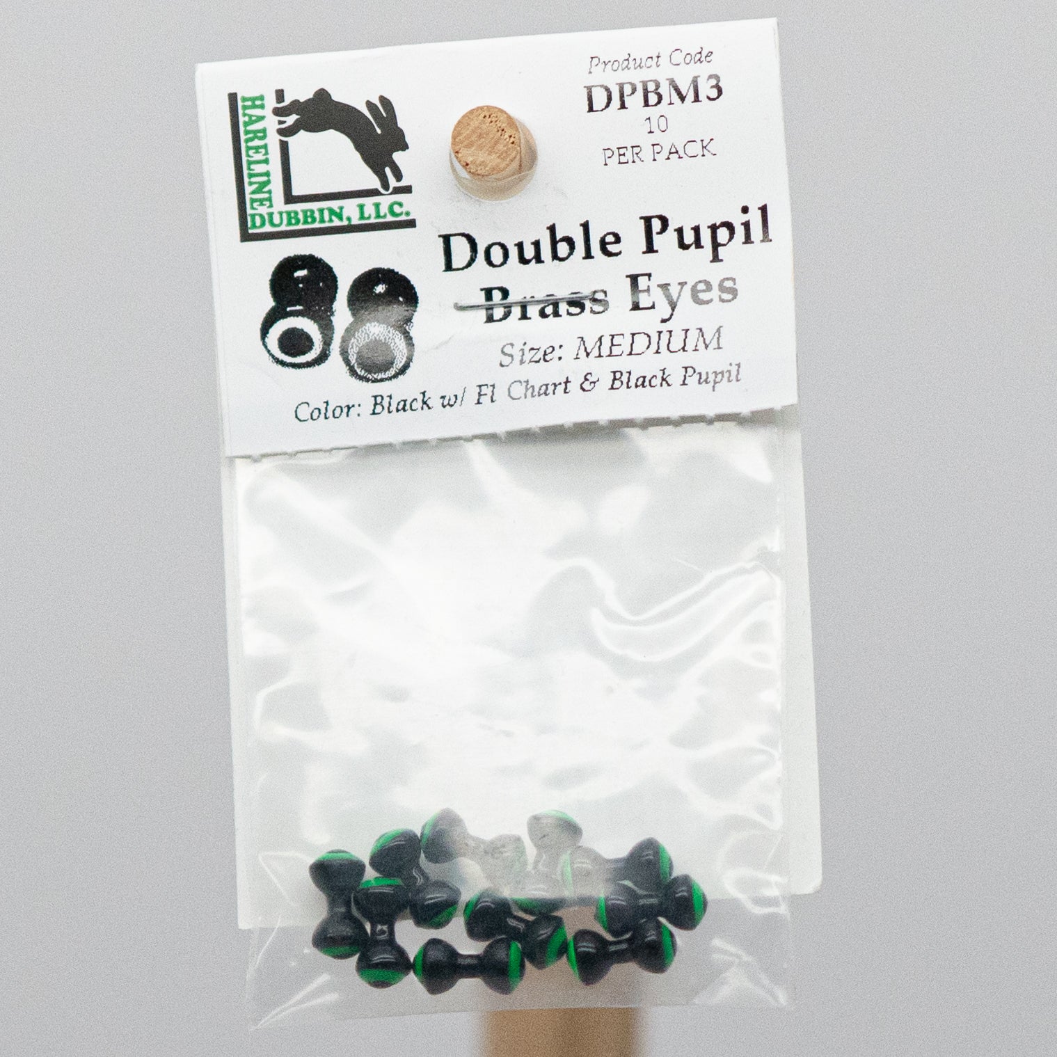 DOUBLE PUPIL BRASS EYES - 2 sizes with 10 color options - Fly Gyde